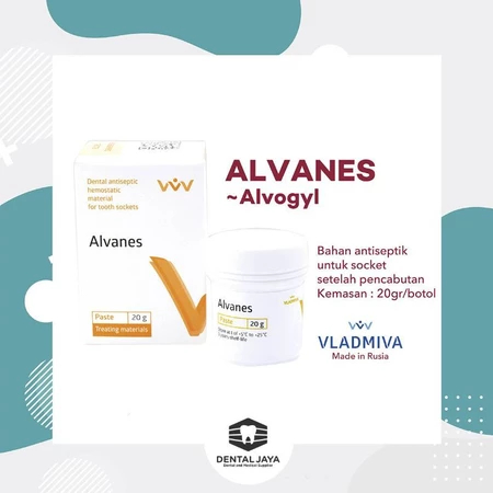 Jual Dental ALVANES ALVOGYL bahan Antiseptik Socket setelah pencabutan ...