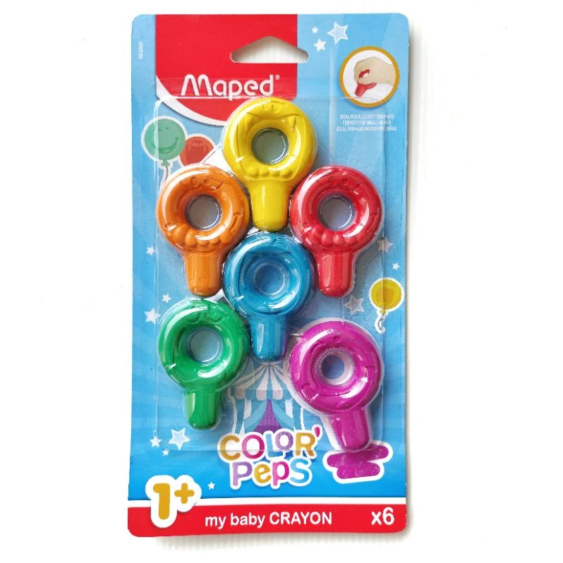 Jual MAPED Baby Crayons Color Peps isi 6 - New Edition ^^ | Shopee ...
