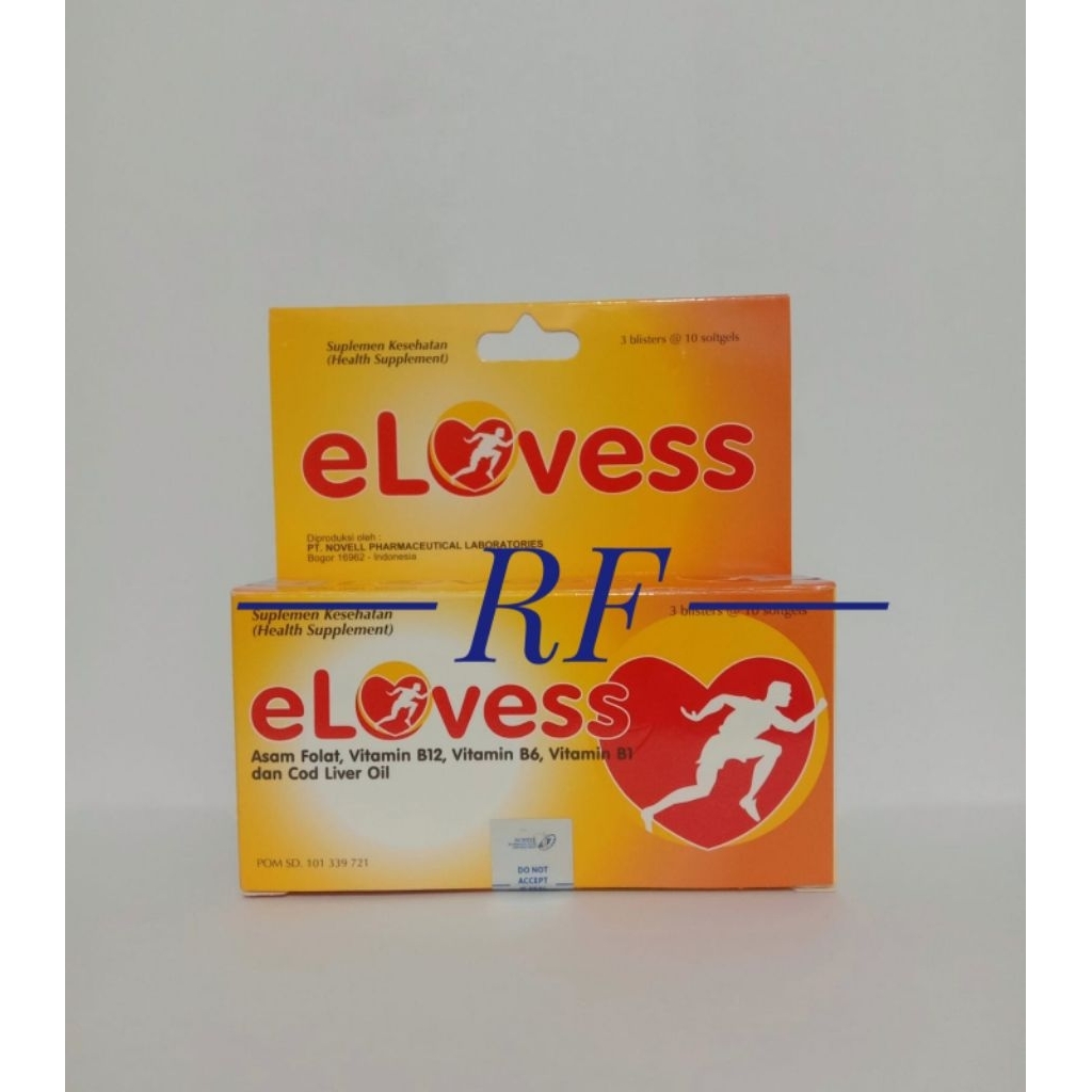 Jual Elovess Softgel Caps isi 30 (Novell) | Shopee Indonesia