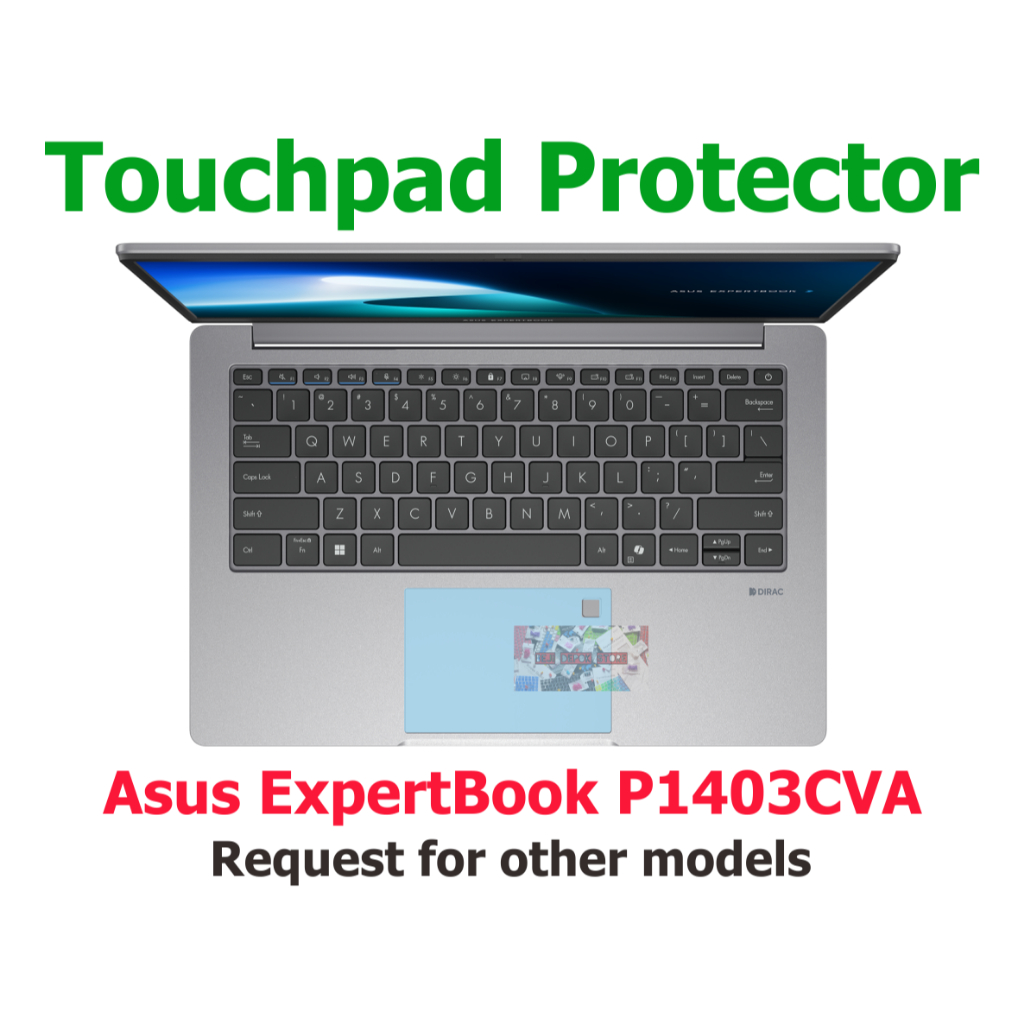 Jual Touchpad Trackpad Protector Asus ExpertBook P1403CVA | Shopee ...