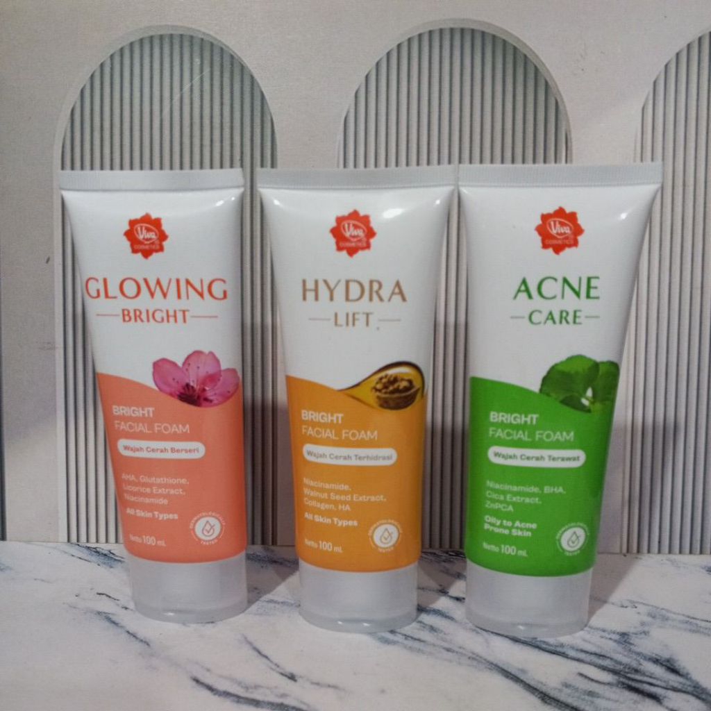 Jual Viva bright facial foam100ml | Shopee Indonesia