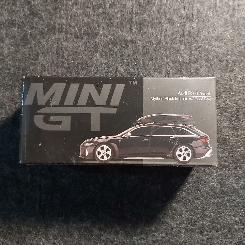 Jual MINI GT AUDI RS 6 AVANT MYTHOS BLACK METALLIC ROOF BOX, AUDI RS 6 ...