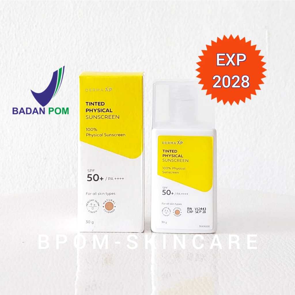 Jual Derma Xp Tinted Physical Sunscreen SPF 50+ PA ++++ 100% Mineral ...