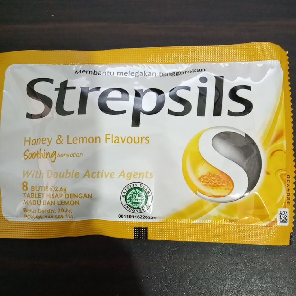Jual Strepsils Honey lemon sachet | Shopee Indonesia