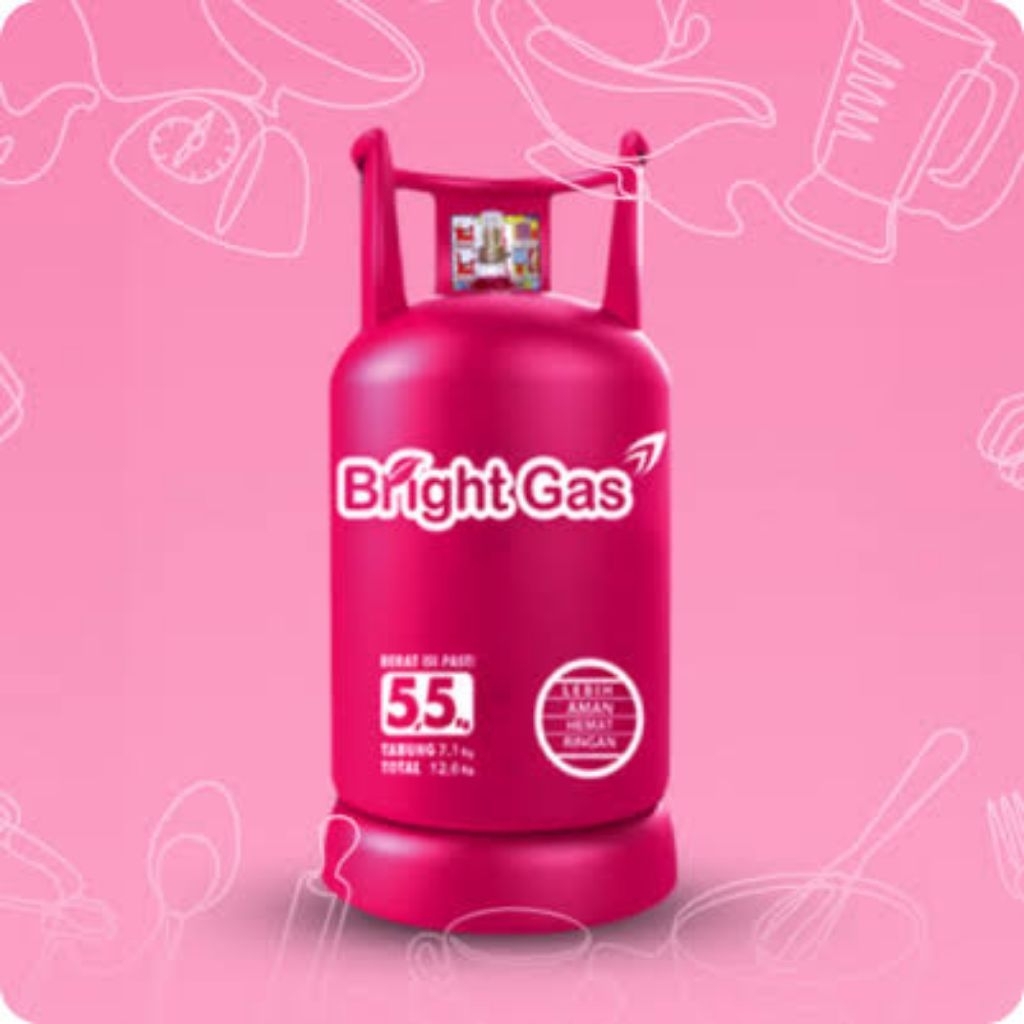 Jual Refill Bright Gas 5,5 kg | Shopee Indonesia