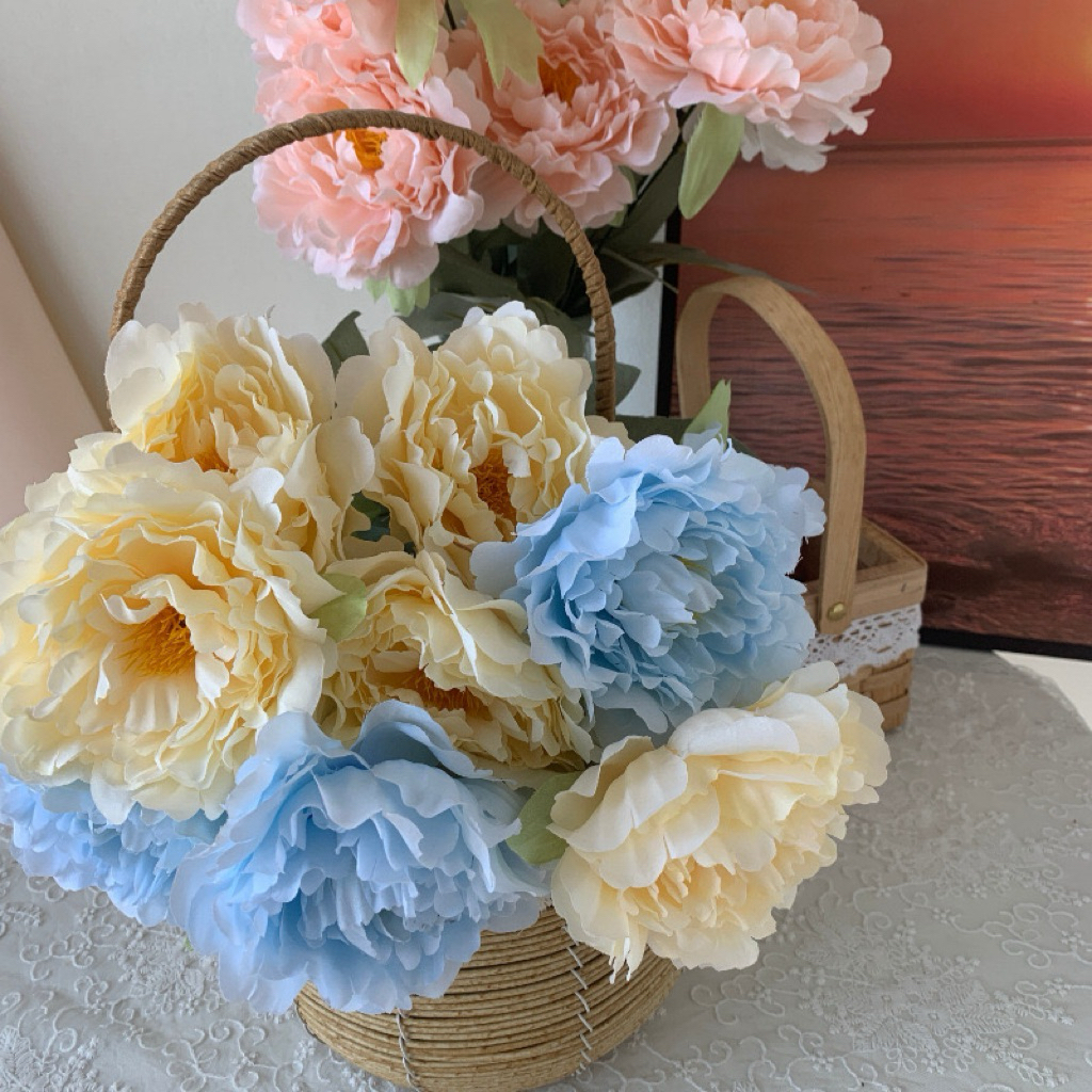 Jual BUNGA ARTIFICIAL PEONY PERI K5 BESAR BUNGA DEKORASI BUNGA BUKET ...