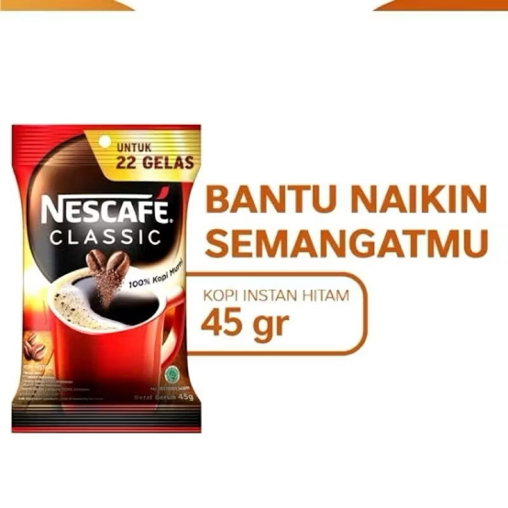 Jual Nescafe Classic Kopi Instan Robusta 45g Sachet | Shopee Indonesia