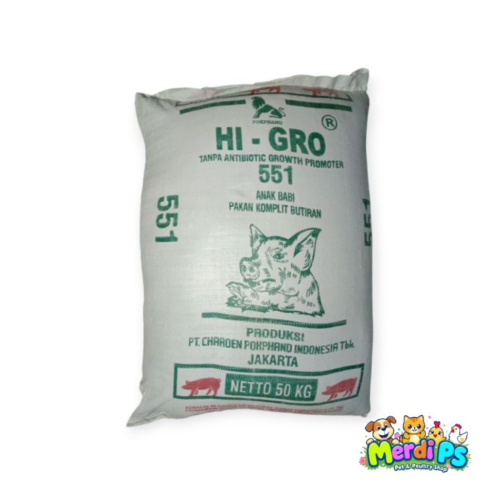 Jual Pur Babi Pakan Penggemuk HI-GRO 551 Repack 500gr / 1kg / 5kg ...
