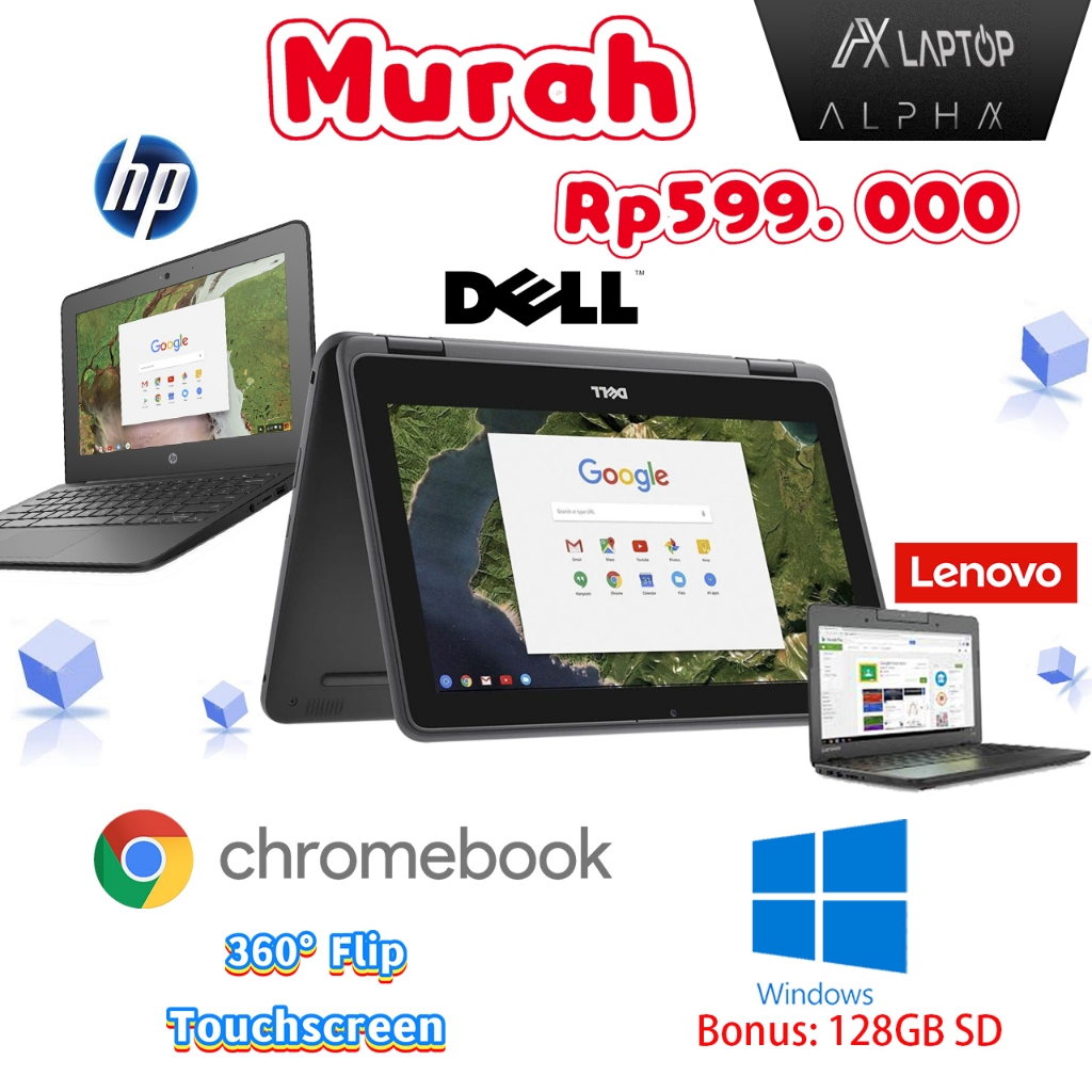 Jual Laptop Chromebook Windows HP Dell Lenovo Asus All series Intel ...