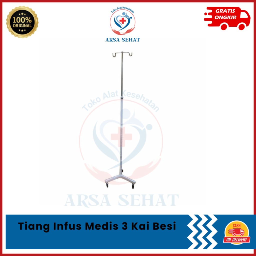 Jual Tiang Infus Medis 3 Kai Besi | Shopee Indonesia