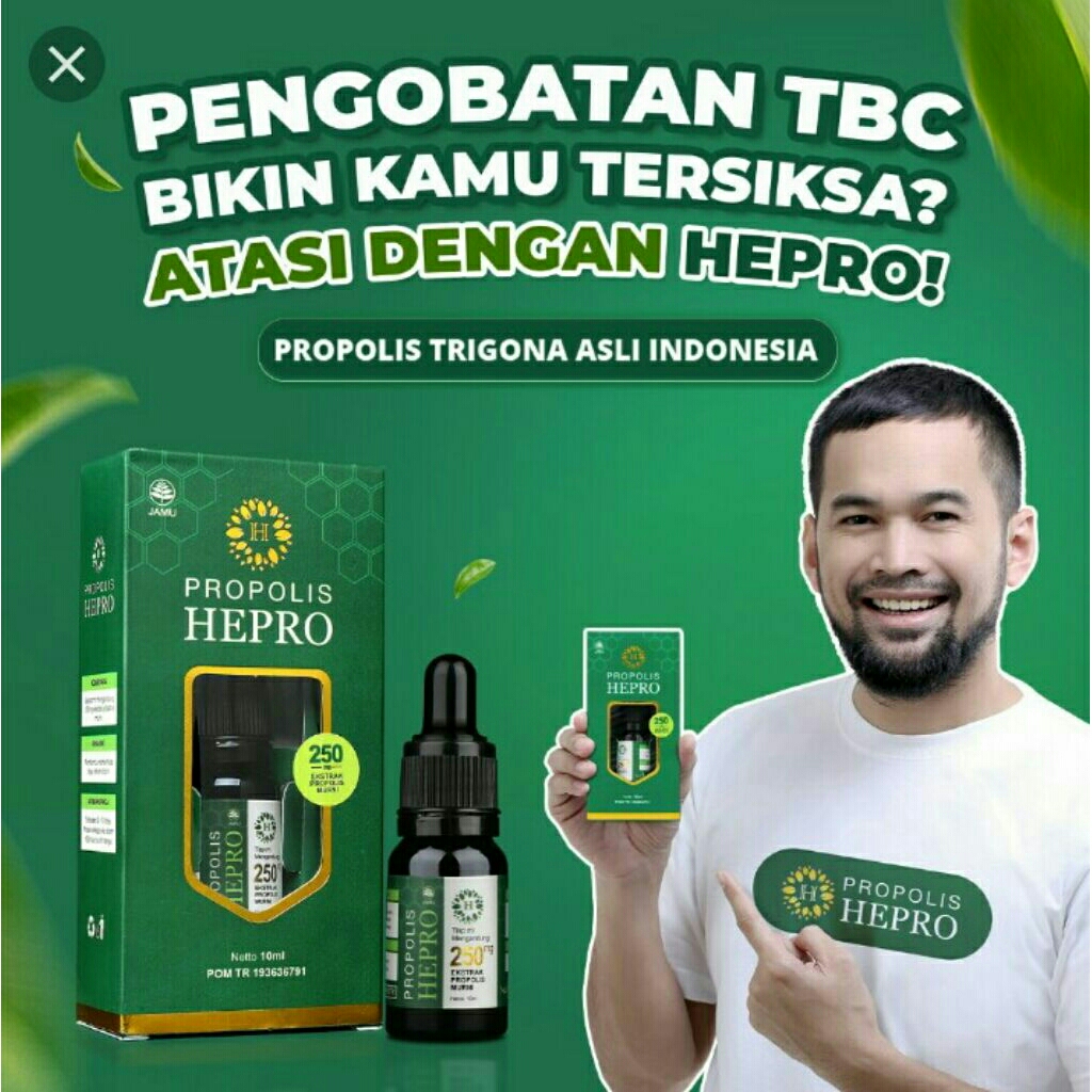 Jual Propolis Hepro Herbal ORIGINAL Atasi TBC Diabetes Sesak Nafas TB ...