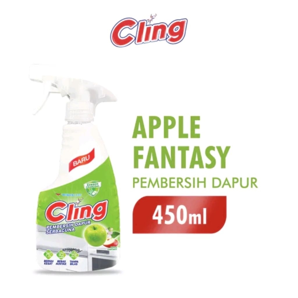 Jual CLING PEMBERSIH DAPUR 450 ML | Shopee Indonesia