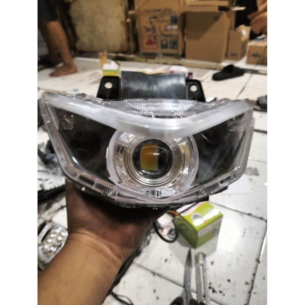 Jual Reflektor beat deluxe gen1 beat 2020-2023 ala biled | Shopee Indonesia