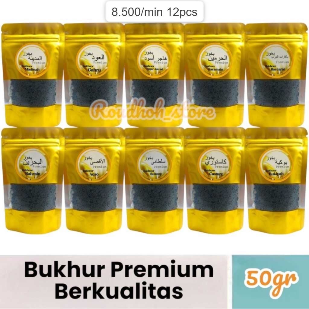 Jual grosir buhur basah premium 50gr bukhur premium pengharum ruangan ...