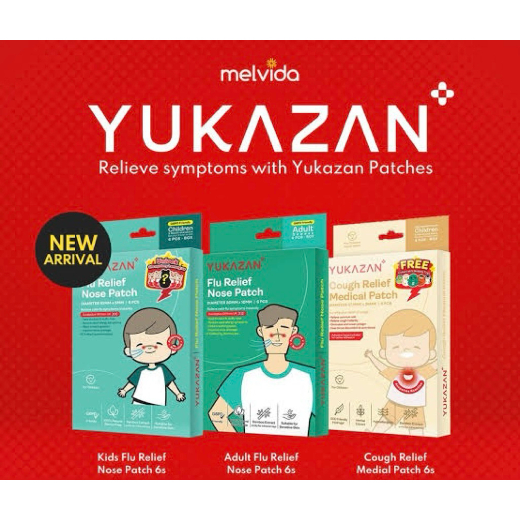 Jual Yukazan Children Cough Flu Relief Nose Patch 6s | Shopee Indonesia