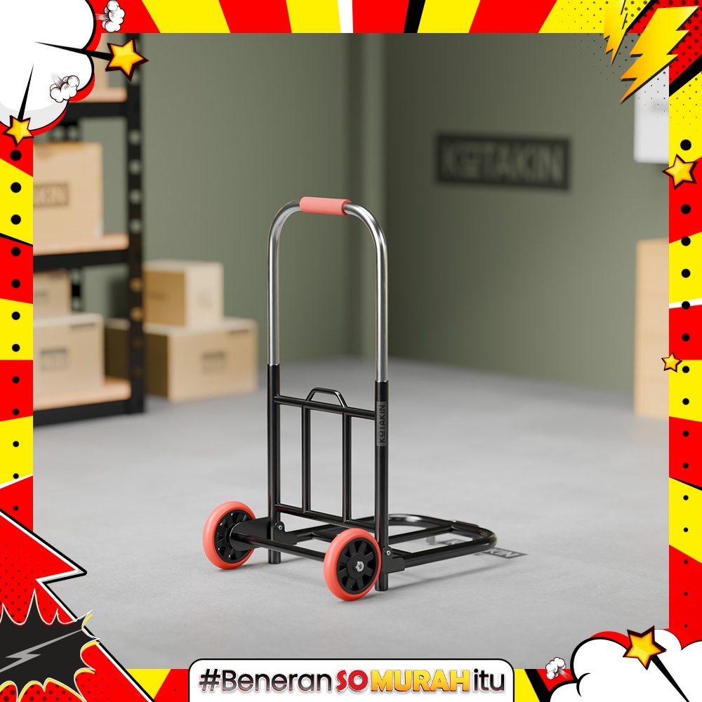 Jual Troli Lipat Galon Kardus Barang Berat Serbaguna Carrier Trolley ...