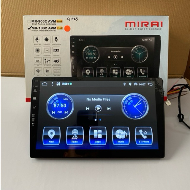 Jual head unit android merek MIRAI 1032 AVM ram 4/64 | Shopee Indonesia