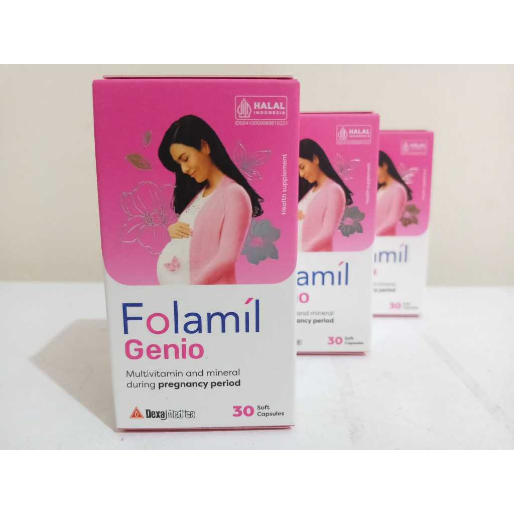 Jual Folamil Genio Botol, 30 Kapsul | Shopee Indonesia
