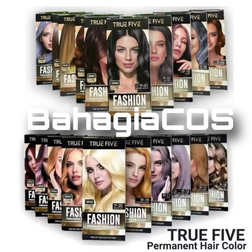 Jual TRUE FIVE Hair Color Pewarna Rambut 100ml | Shopee Indonesia