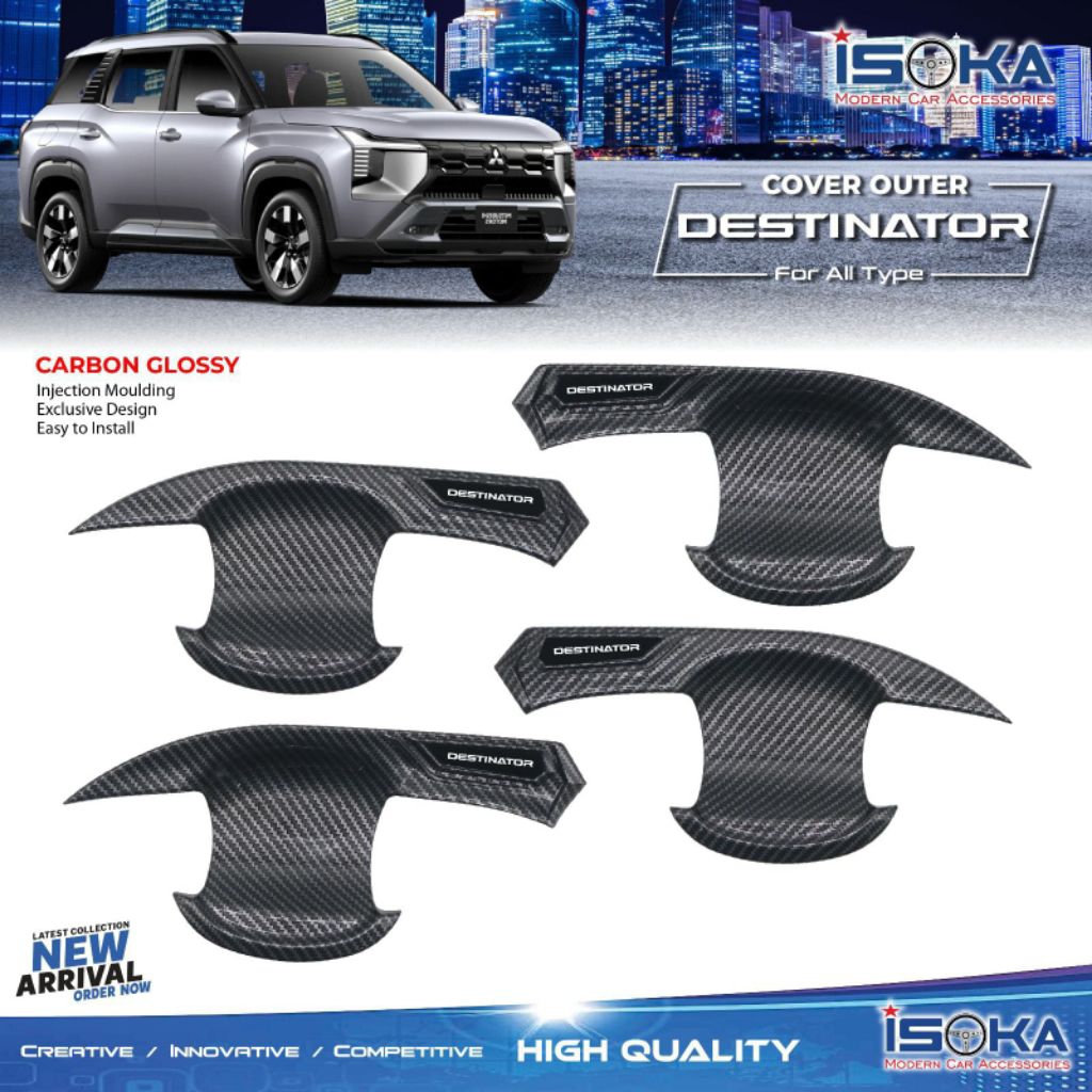 Jual Outer mobil destinator warna carbon glossy | Shopee Indonesia