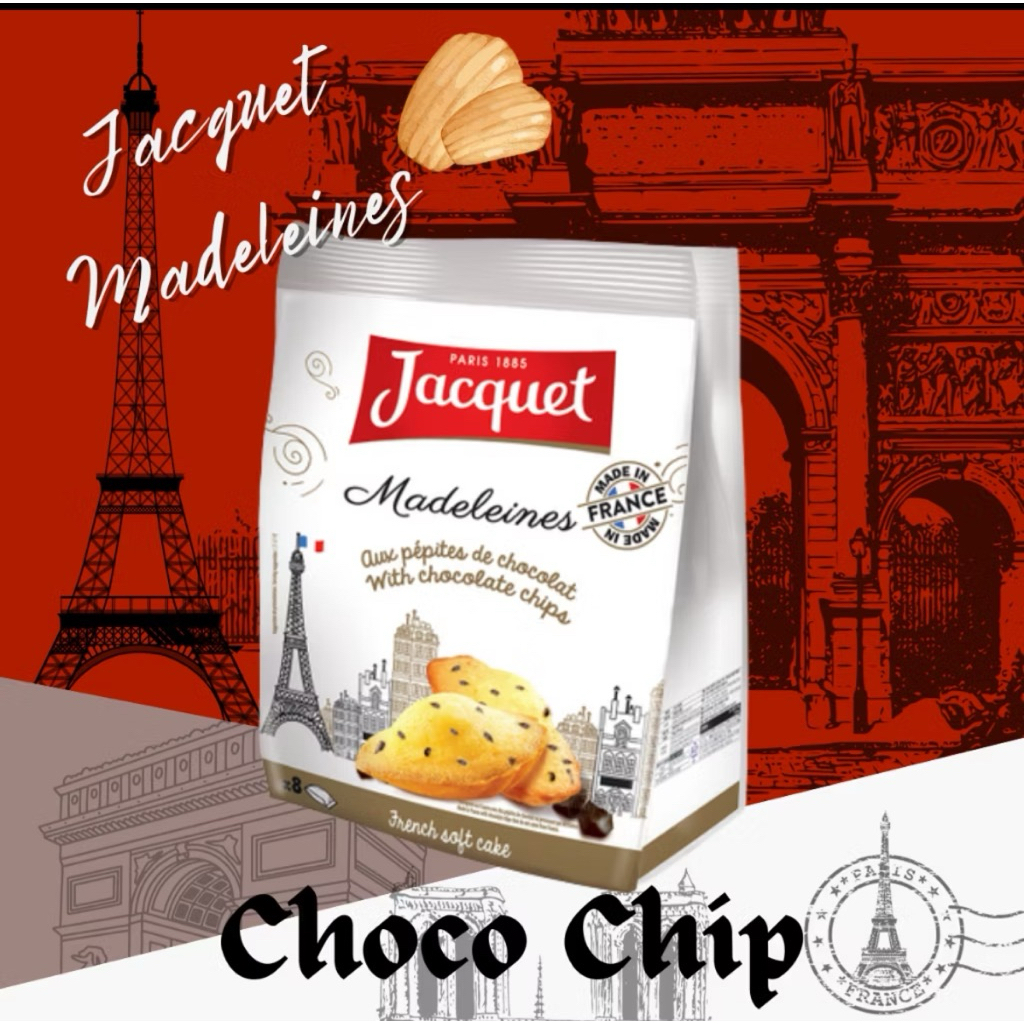 Jual Jacquet Madeleines France Plain Soft Cake 1 Pouch | Shopee Indonesia