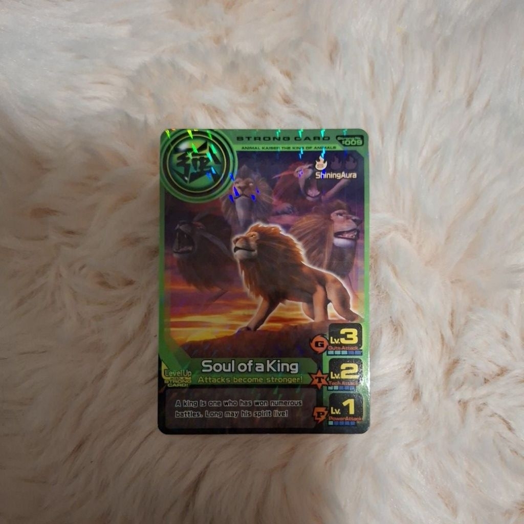 Jual animal kaiser plus ver 1 strong card soul of a king | Shopee Indonesia