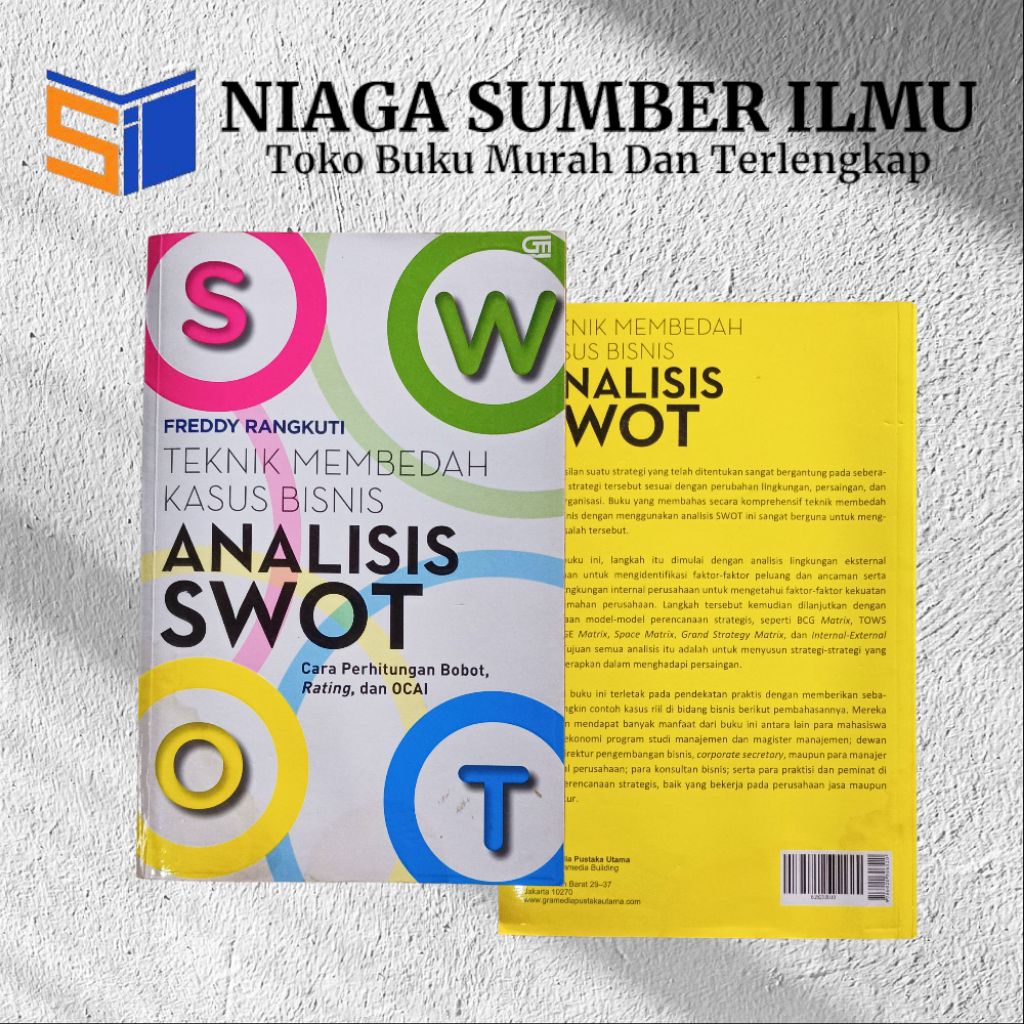 Jual Buku TEKNIK MEMBEDAH KASUS BISNIS ANALISIS SWOT (Cara Perhitungan ...