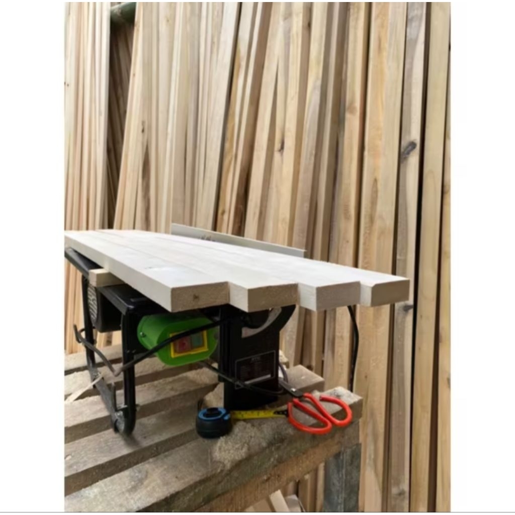 Jual Reng kayu / Lis kayu solid serut halus 4x2 cm 50-100 cm | Shopee ...