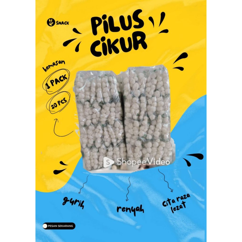Jual pilus cikur/tiktak kencur kemasan 1pak 20pics | Shopee Indonesia