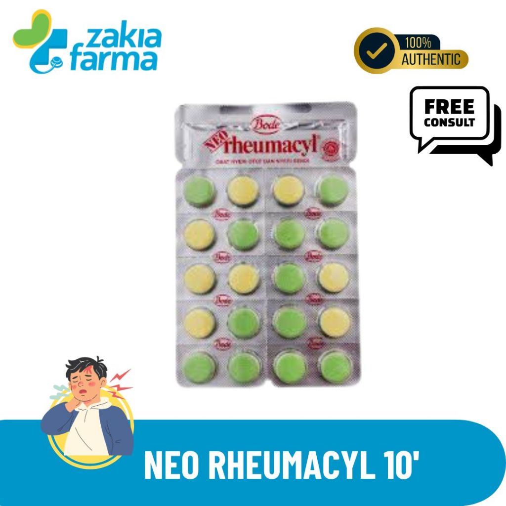 Jual Neo Rheumacyl tablet satu strip 20 tablet pereda nyeri otot dan ...