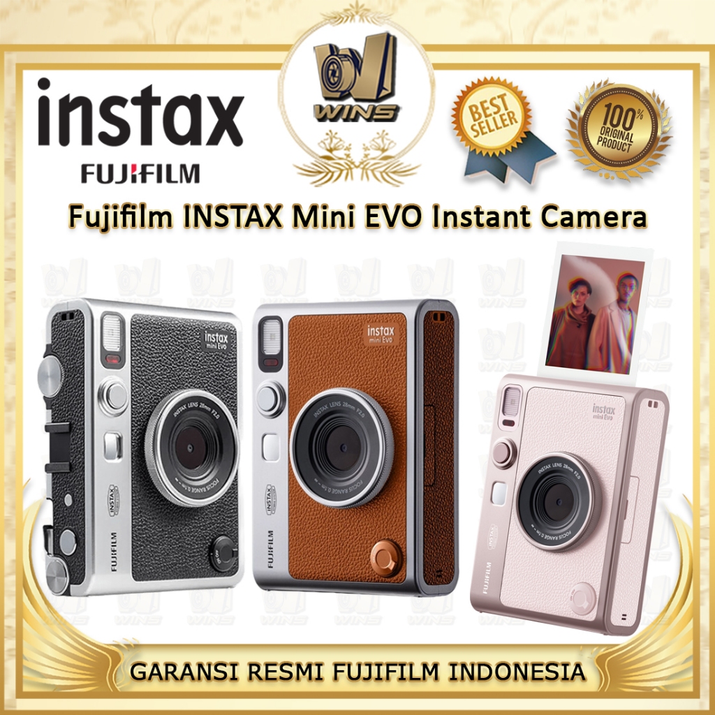 Jual FUJIFILM INSTAX MINI EVO Instan Camera Polaroid GARANSI RESMI ...