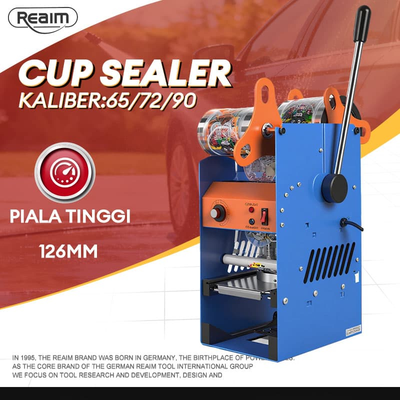 Jual REAIM Mesin Cup Sealer Semua Ukuran Cup 8- 22 Oz,Machine Manual ...