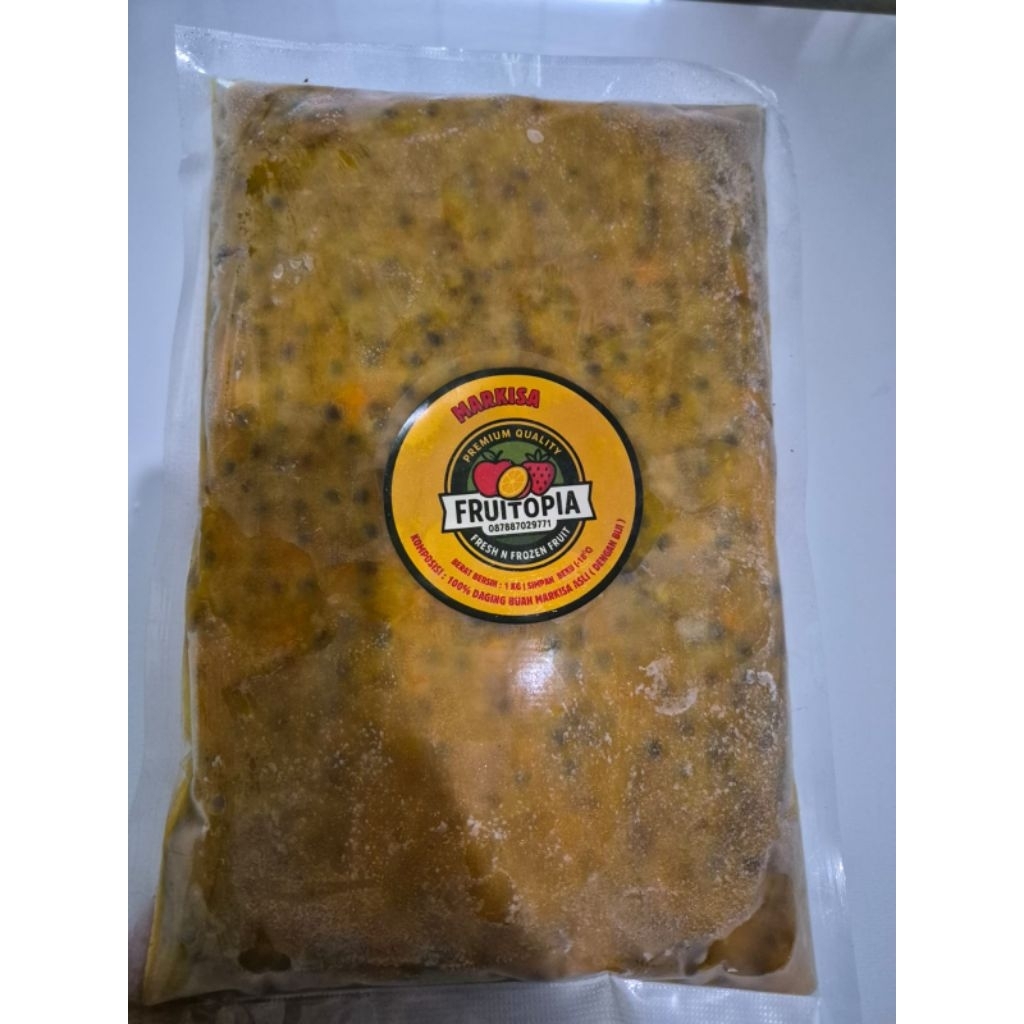 Jual Markisa beku frozen Passion Fruit Fruitopia Grade A Premium ...