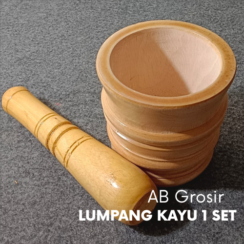Jual LUMPANG KAYU MURAH / LUMPANG KAYU TRADISIONAL / TUMBUK KAYU KECIL ...