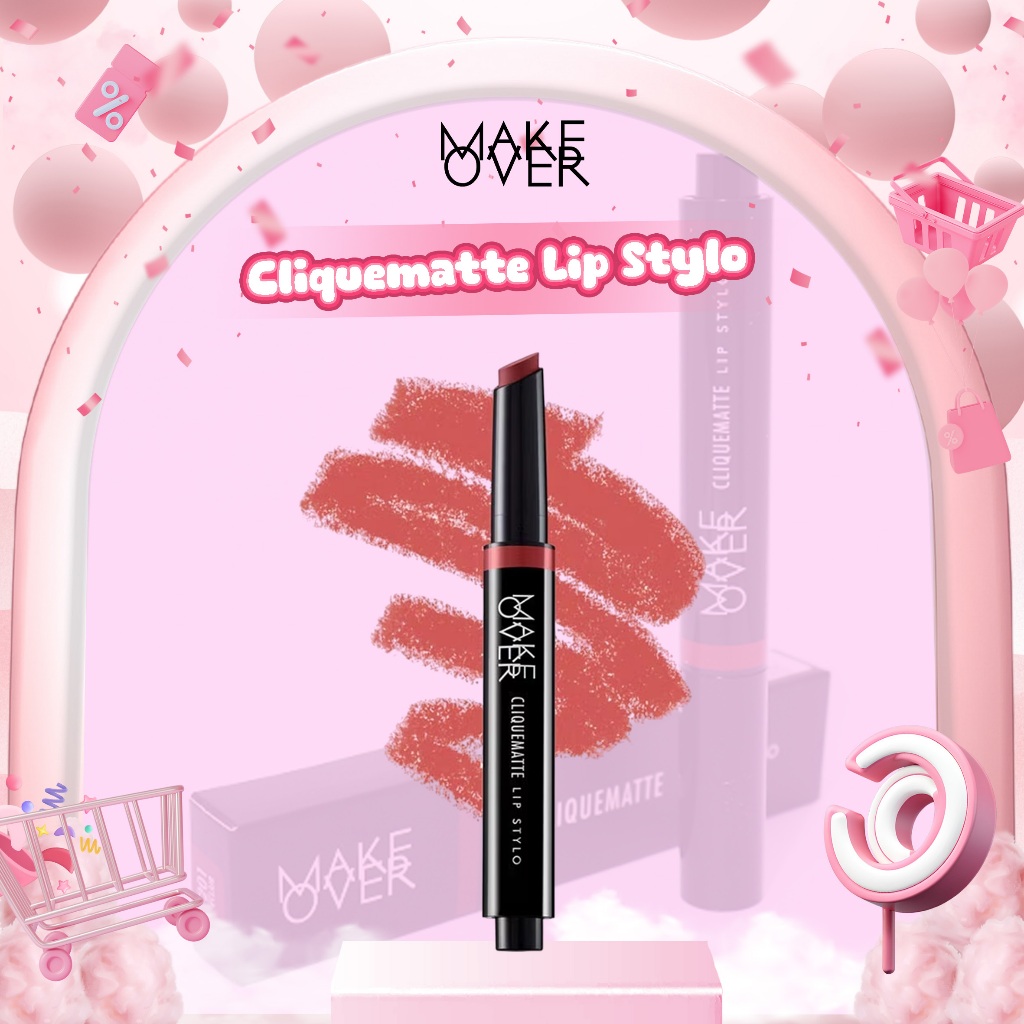 Jual [FREE GIFT] MAKE OVER - CLIQUEMATTE LIP STYLO ( 2 g ) | Shopee ...