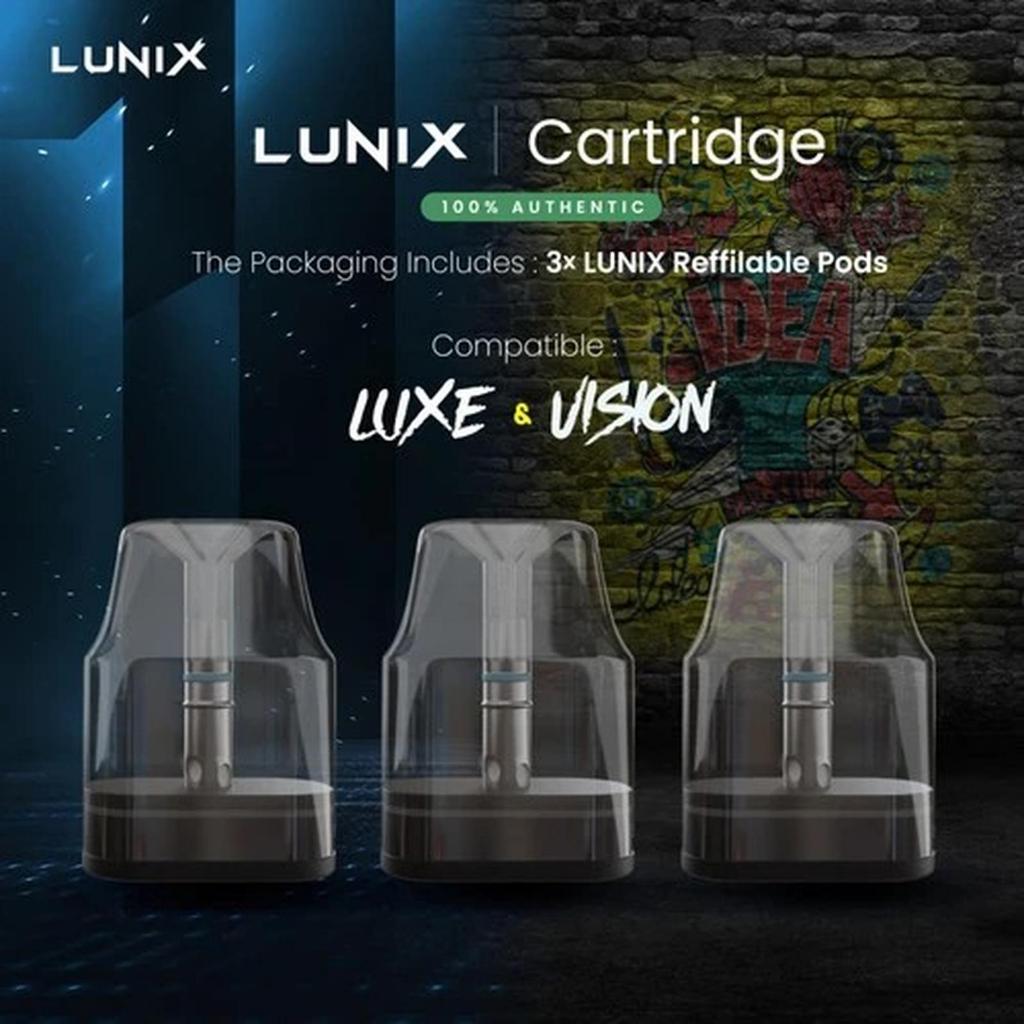 Jual Cartridge Lunix Luxe & Vision 2ML Authentic by Lunix ( 1 Pcs ...
