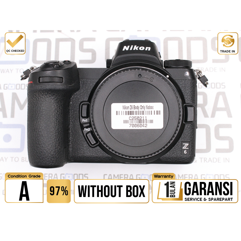 Jual Kamera Nikon Z6 Full Frame Camera Digital Mirrorless Second Bekas ...