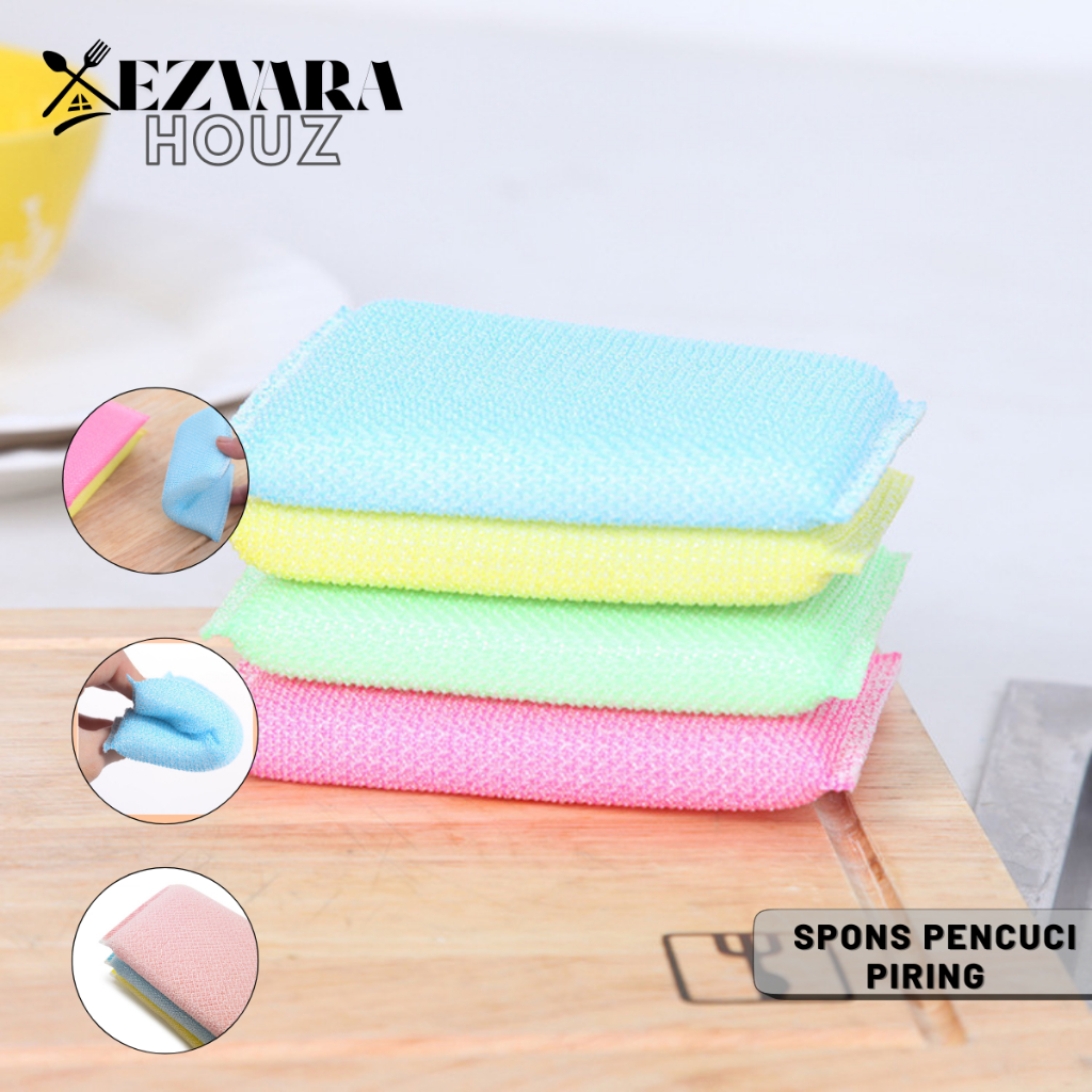Jual EH - Spon Busa Cuci Piring Dapur Lembut Anti Gores Tahan Lama ...