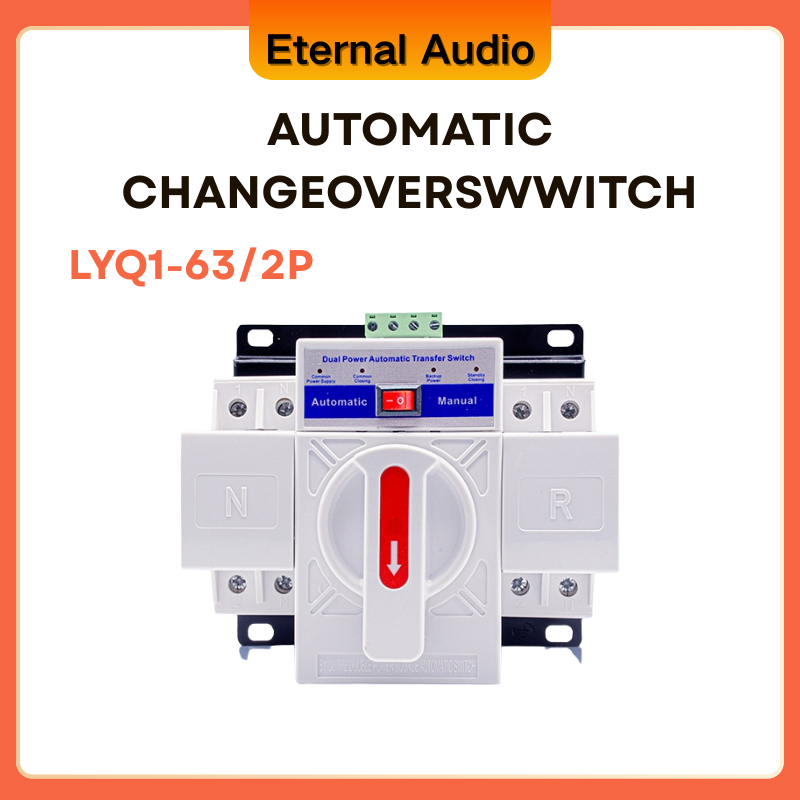 Jual ATS 63A 2P Automatic Transfer api Switch kekuasaan ganda Auto ...