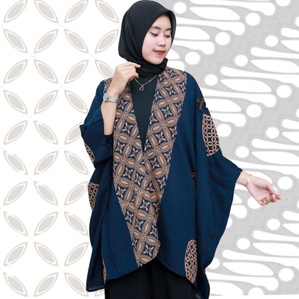 Jual KARDIGAN BATIK OUTER BRIDESMAID KONDANGAN CARDIGAN BATIK KIMONO ...