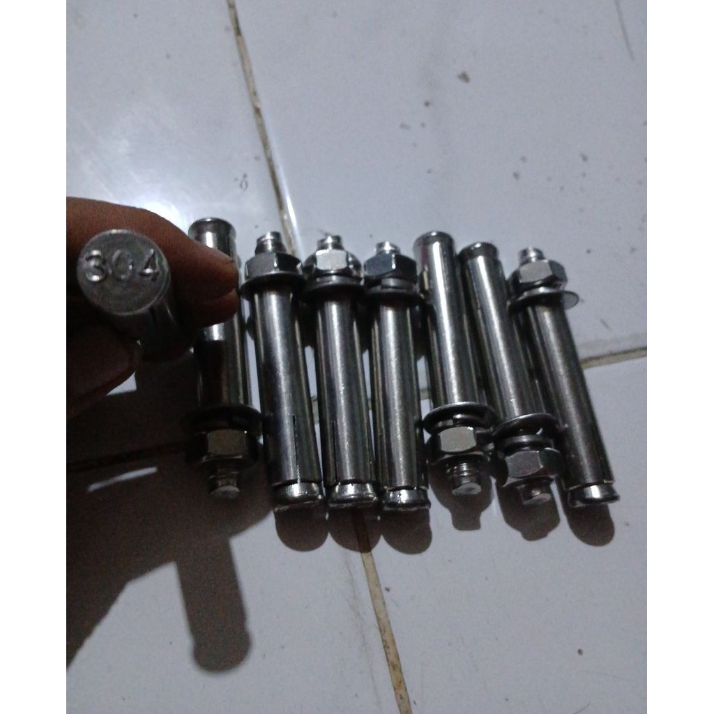 Jual Dinabolt dynabolt Stainless Steel s 304 M14 x 80 mm ANTI KARAT ...