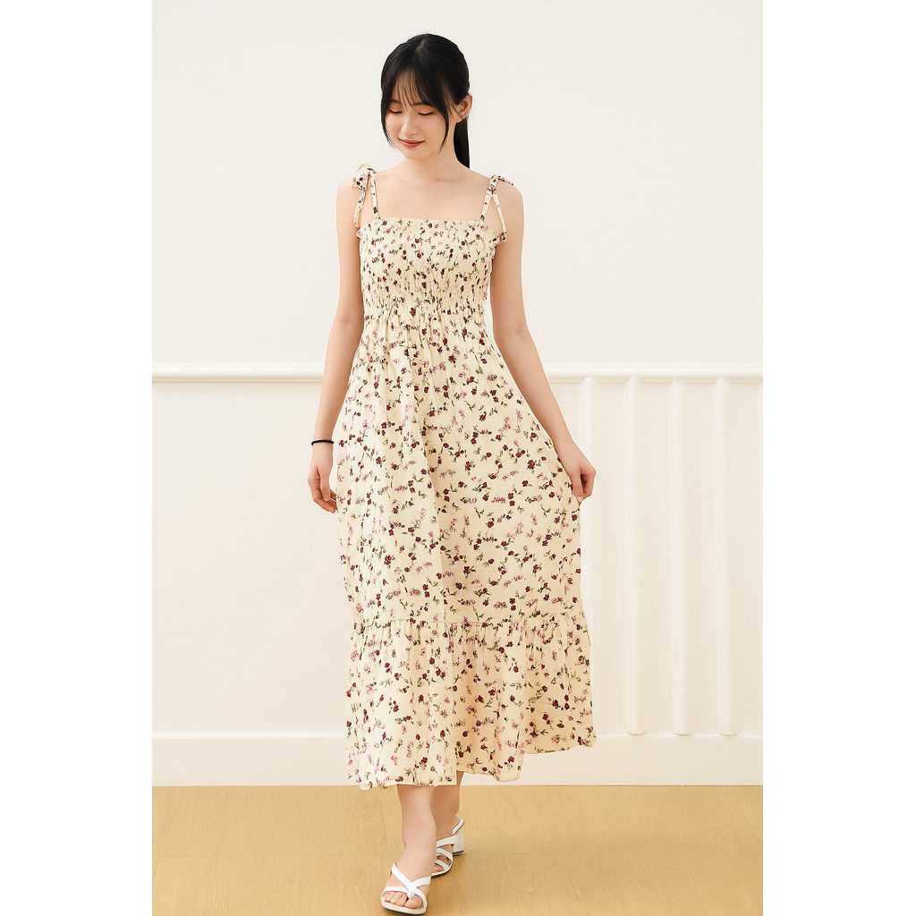 Jual CANDAKENSII DRESS TALI WANITA / DRESS TANKTOP PANJANG SEMATA KAKI ...