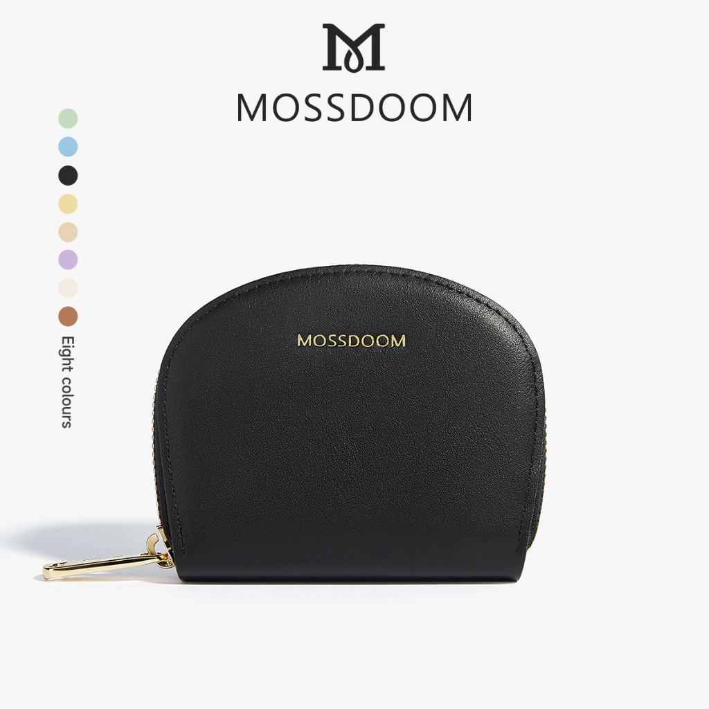 Jual MOSSDOOM Dompet Kartu Elfrea Card Holder Setengah Bulat Wallet Zip ...