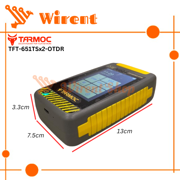 Jual Tarmoc TFT-651TSx2-OTDR | Smart mini Touch Screen Active/Online ...