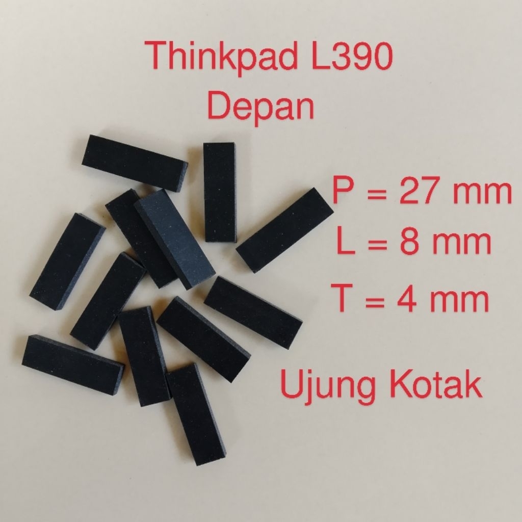 Jual handmade Bottom Case Rubber Feet Strips Laptop Thinkpad L390 ...