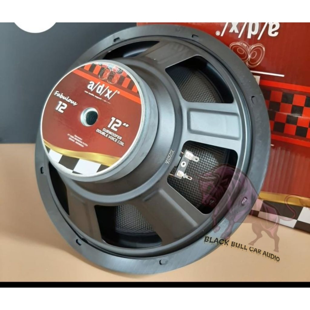 Jual Subwoofer mobil 12 inch adx fabulous 12 double coil | Shopee Indonesia