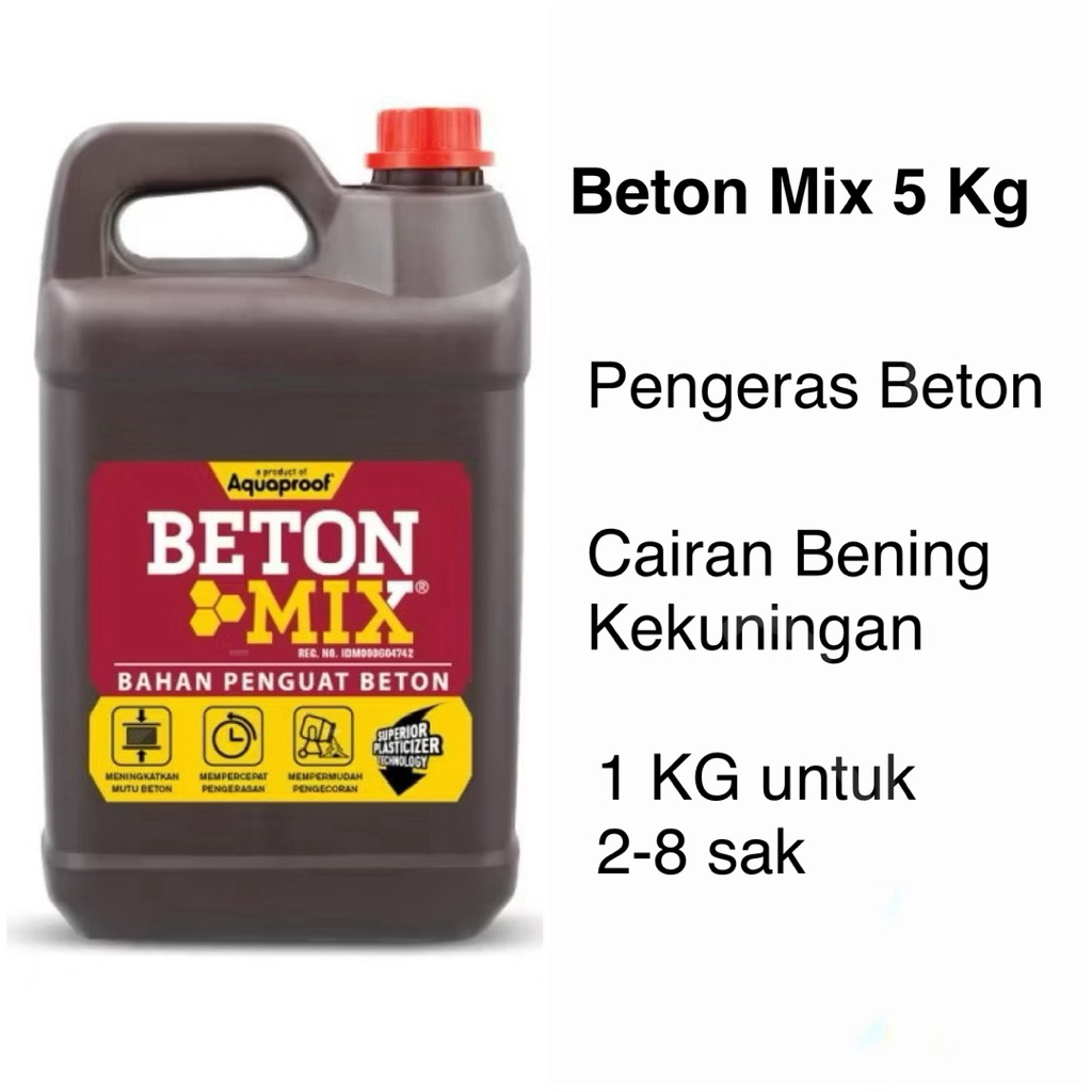 Jual Beton Mix Betonmix 5 Kg Cairan Pengeras Beton Penguat Beton ...