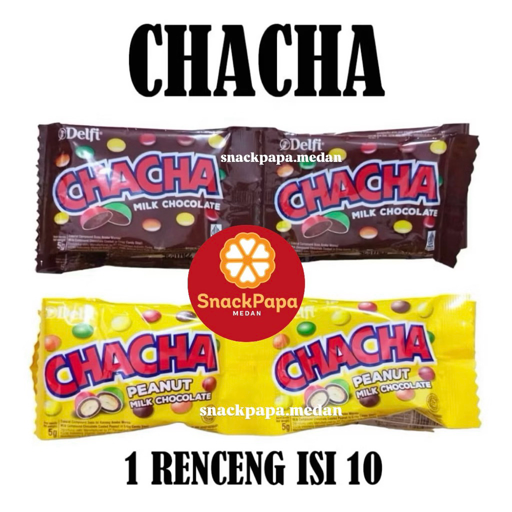 Jual CHACHA MILK CHOCOLATE @5G [1 RENCENG ISI 10 BUNGKUS+ BONUS 1 ...