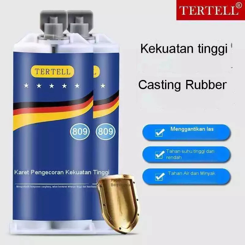 Jual Lem Besi AB TERTELL 100ML Tahan Panas Industrial Metal Repair Glue ...