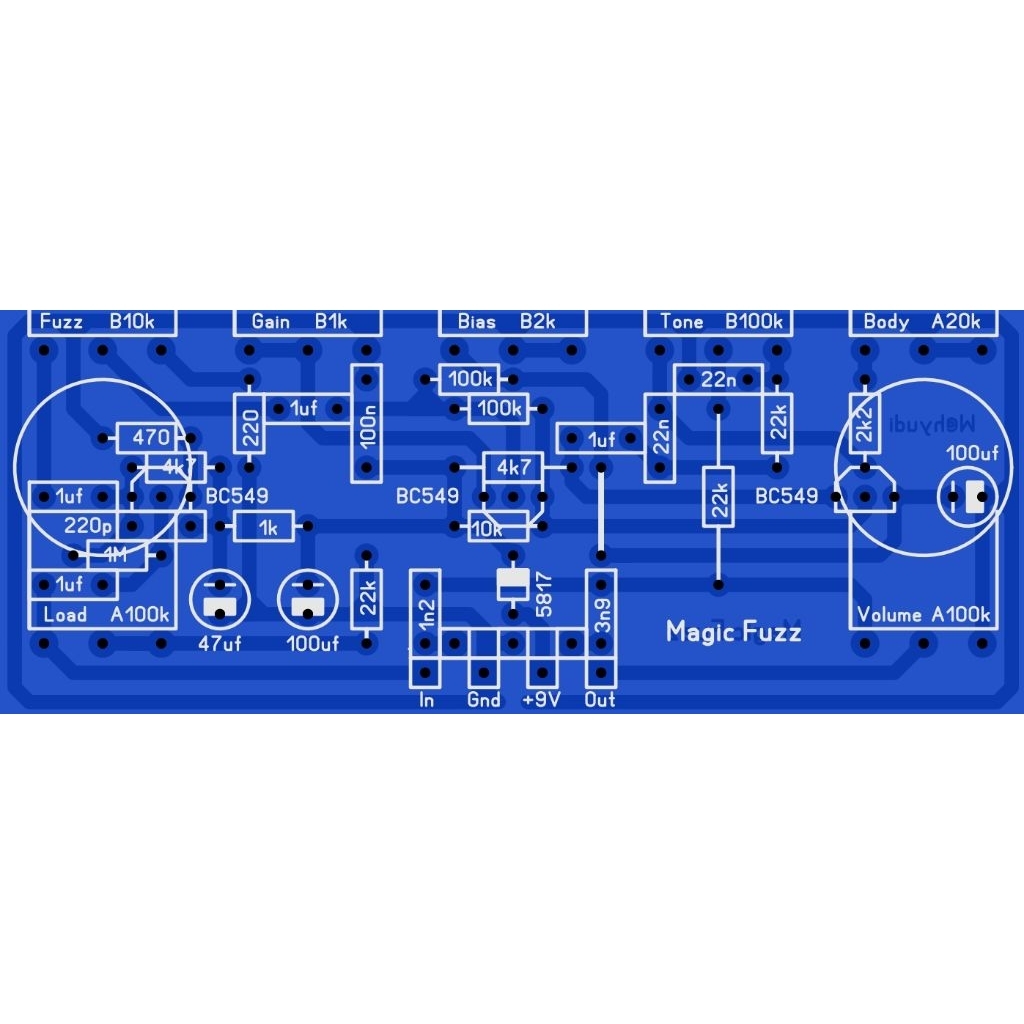 Jual PCB EFEK GITAR MAGIC FUZZ | Shopee Indonesia
